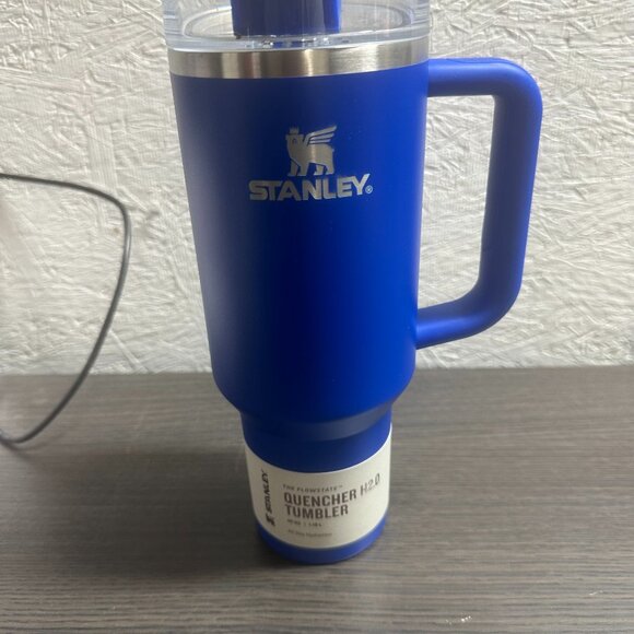 Stanley | Office | Stanley 4 Oz Stainless Steel H20 Flowstate Quencher Tumbler Blue | Poshmark